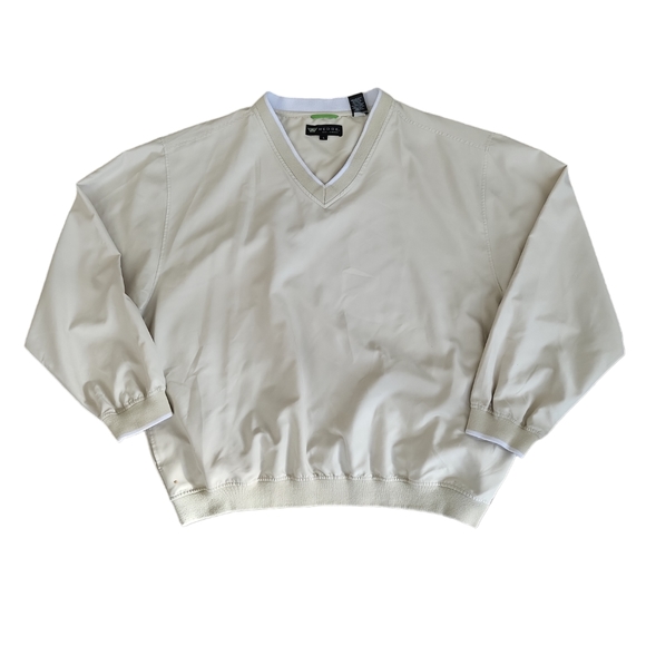 Wedge | Jackets & Coats | Euc Wedge Mens Tan Golf Jacket With Pockets L ...